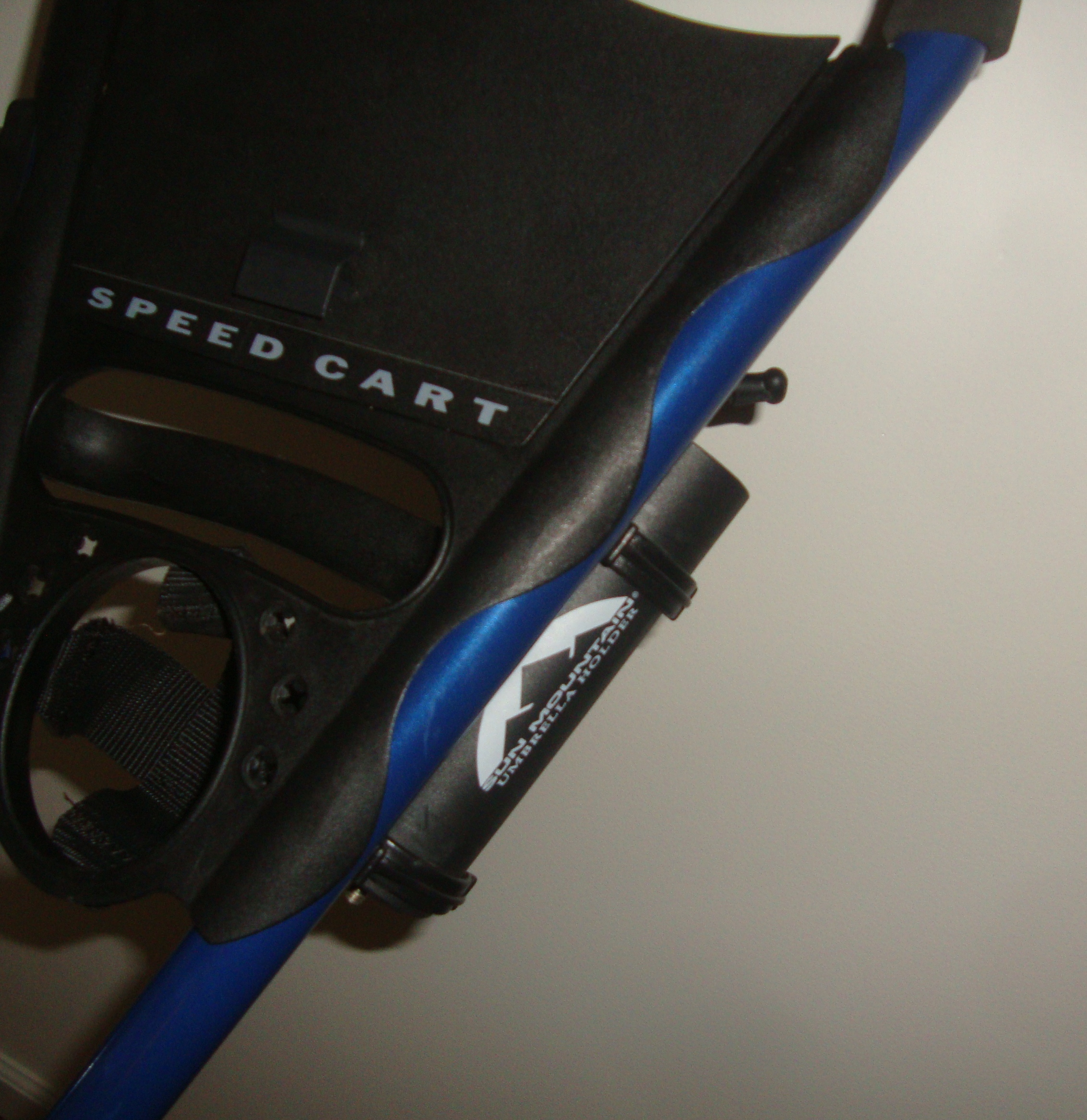 Sun Mountain Speed Cart Black Push Pull Golf Collapsible 3 Wheel w ...