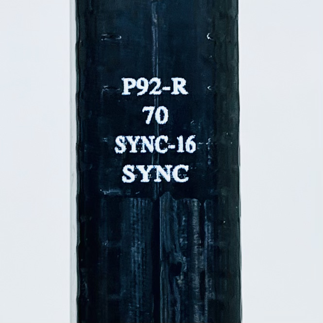 New Custom Gold Bauer Nexus SYNC Hockey Stick-RH-70 Flex-P92-Grip W ...