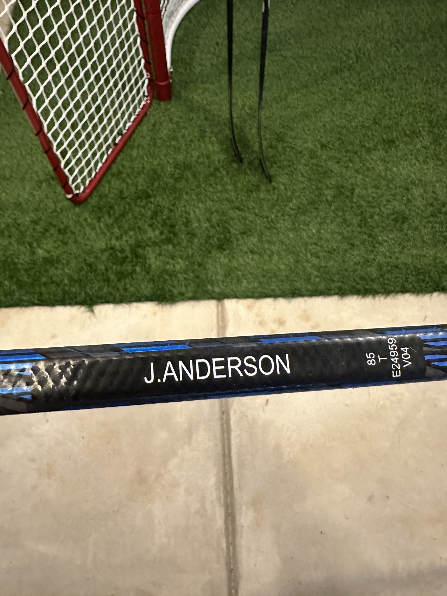CCM JetSpeed FT5 Pro Blue Pro Stock Hockey Stick 85 Flex P90 RH ...