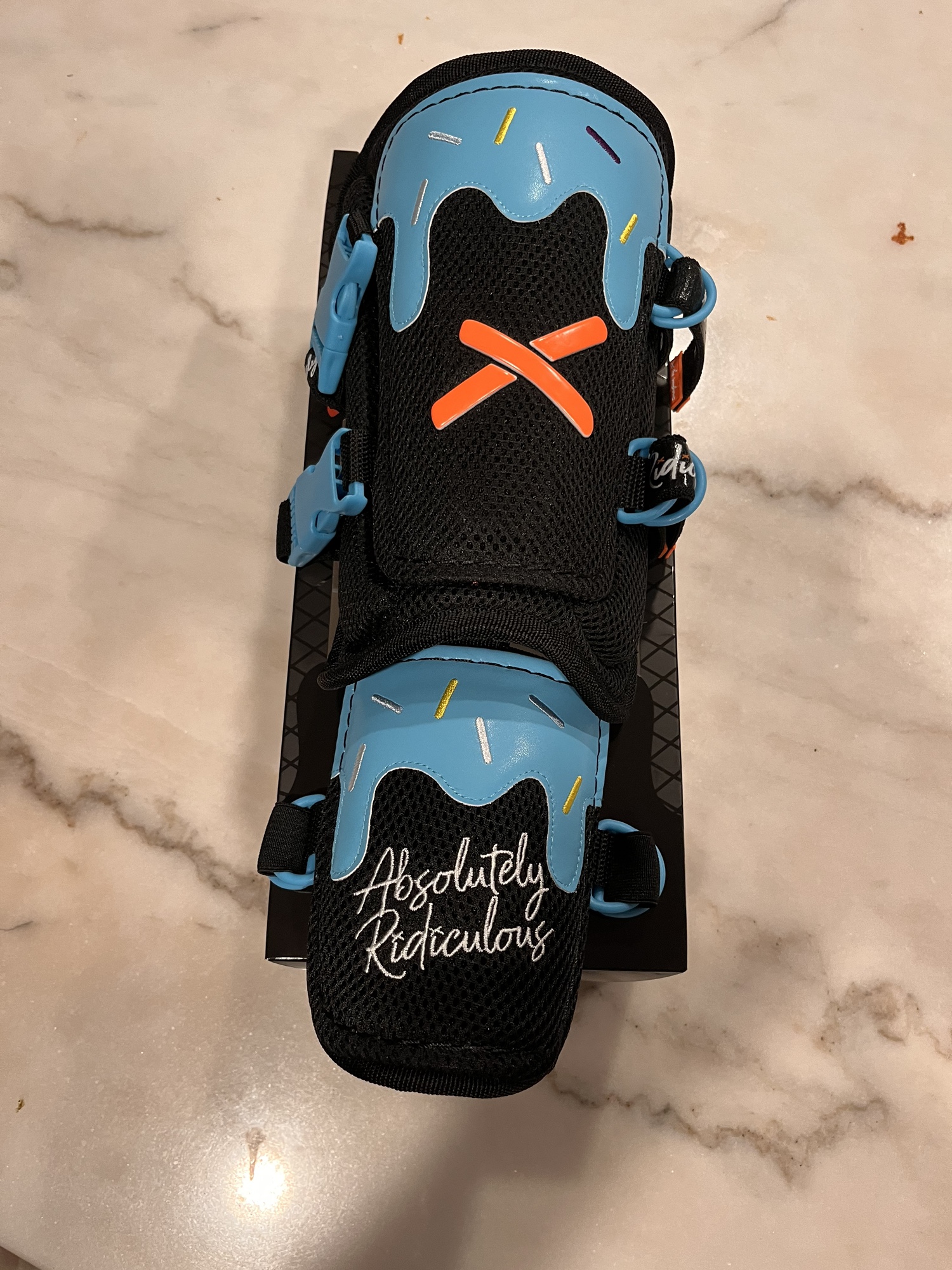 Absolutely Ridiculous pushin P leg guard | SidelineSwap