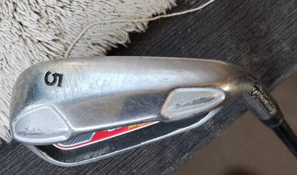 7 TAYLORMADE BURNER PLUS CAVITY BACK GOLF IRONS 4-PW V CLEAN IRONS W ...