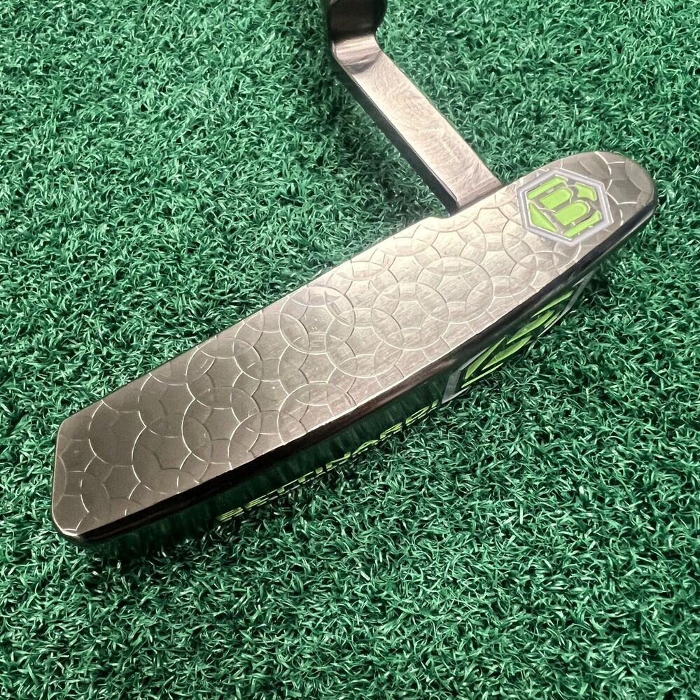 Bettinardi BB1 350g Honeycomb Blade Putter MRH Black/Green w/Head Cover ...