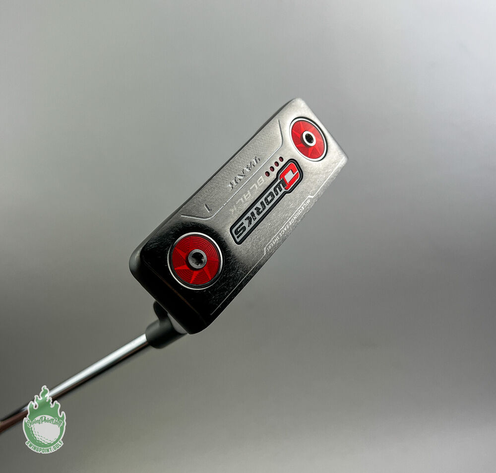 Used Right Handed Odyssey O Works Black Tank #1 38" Putter Steel Golf Club | SidelineSwap