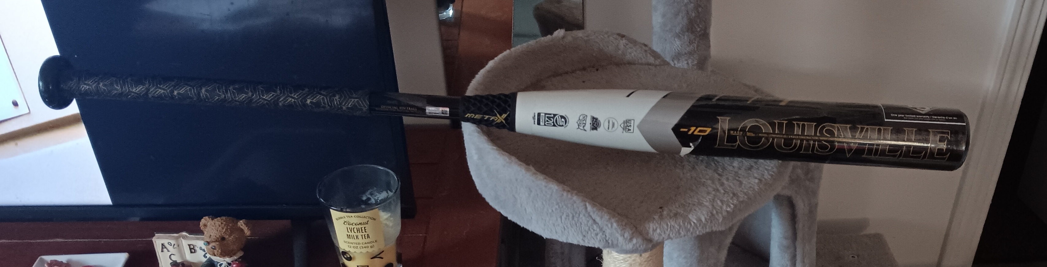 New 2024 Louisville Slugger Meta USSSA Certified Bat (-10) Composite 22 ...