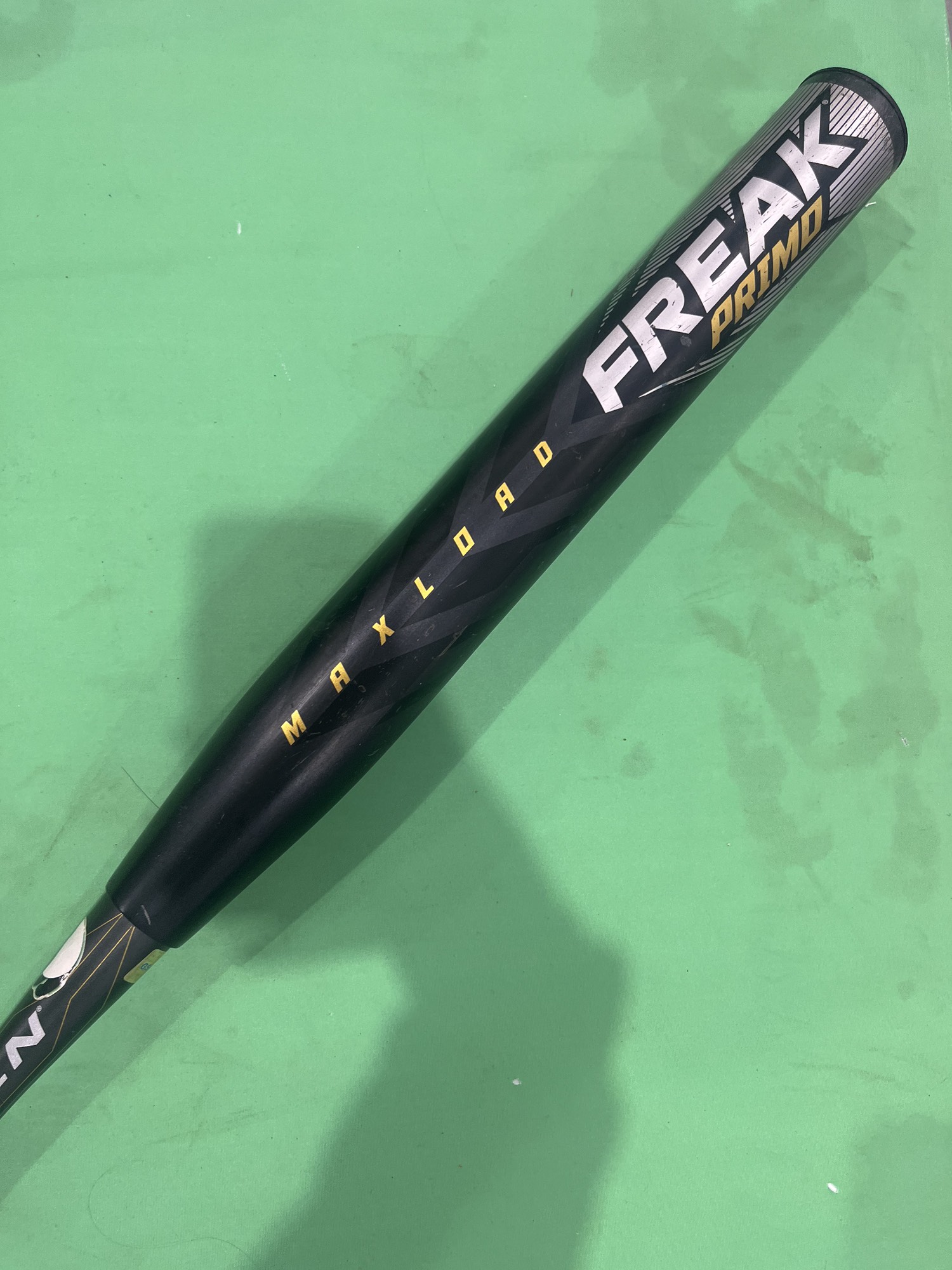 Black Used Miken Freak Primo Bat (-8) Composite 26 oz 34" | SidelineSwap