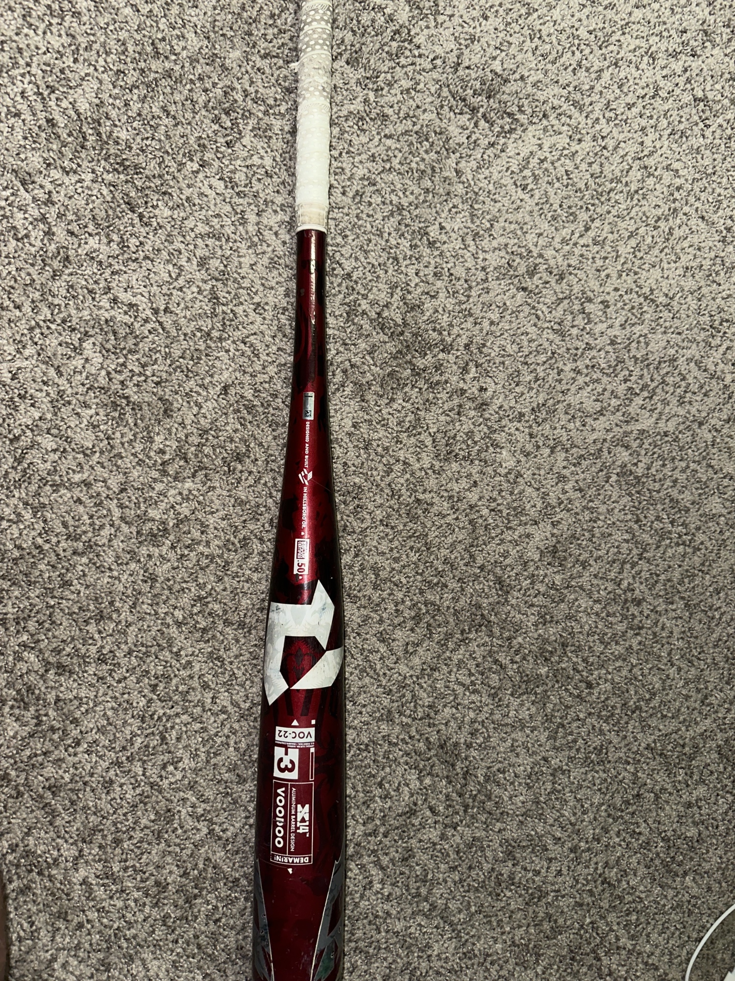 Used 2022 DeMarini BBCOR Certified Alloy 30 oz 33" Voodoo Bat ...