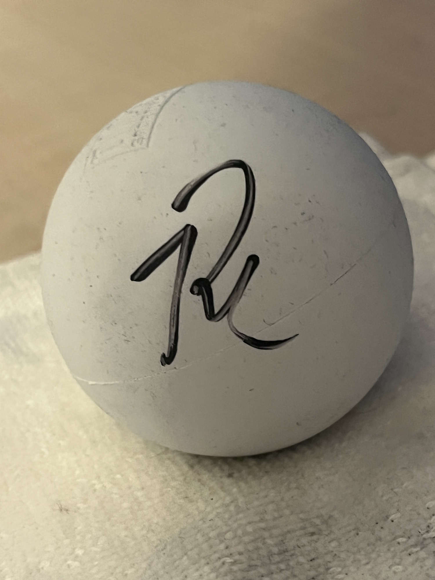 Paul Rabil Signed Lacrosse Ball PLL Cannons Atlas | SidelineSwap