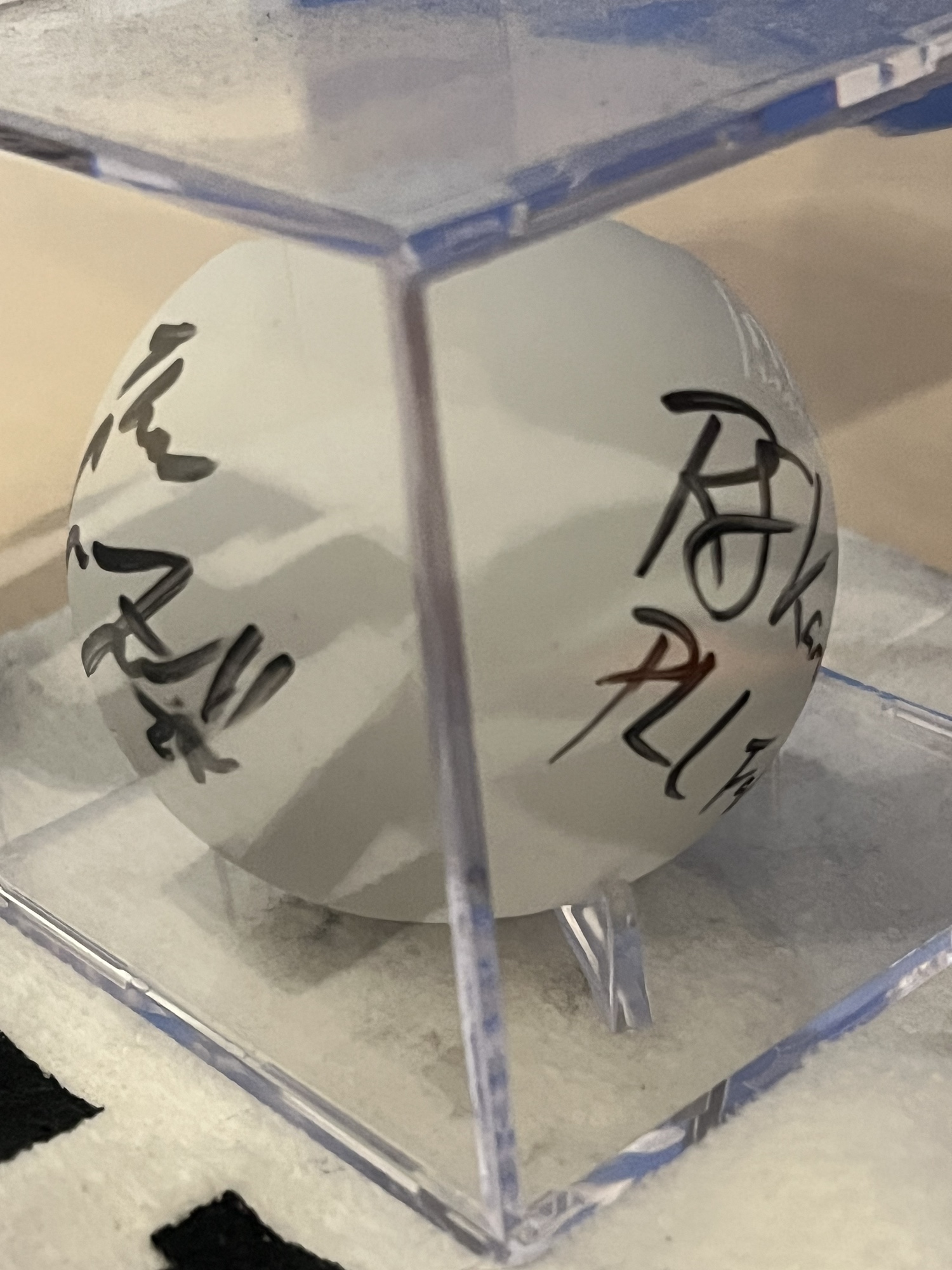 Connor Farrell and RJ Kaminski PLL Signed Lacrosse Ball Inscribed ...