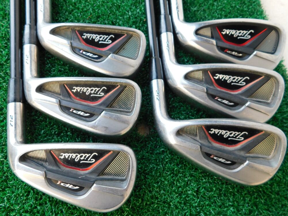 Titleist 712 AP1 (5i-PW) Iron Set w/ Graphite Design TOUR AD 65i Stiff Shafts | SidelineSwap