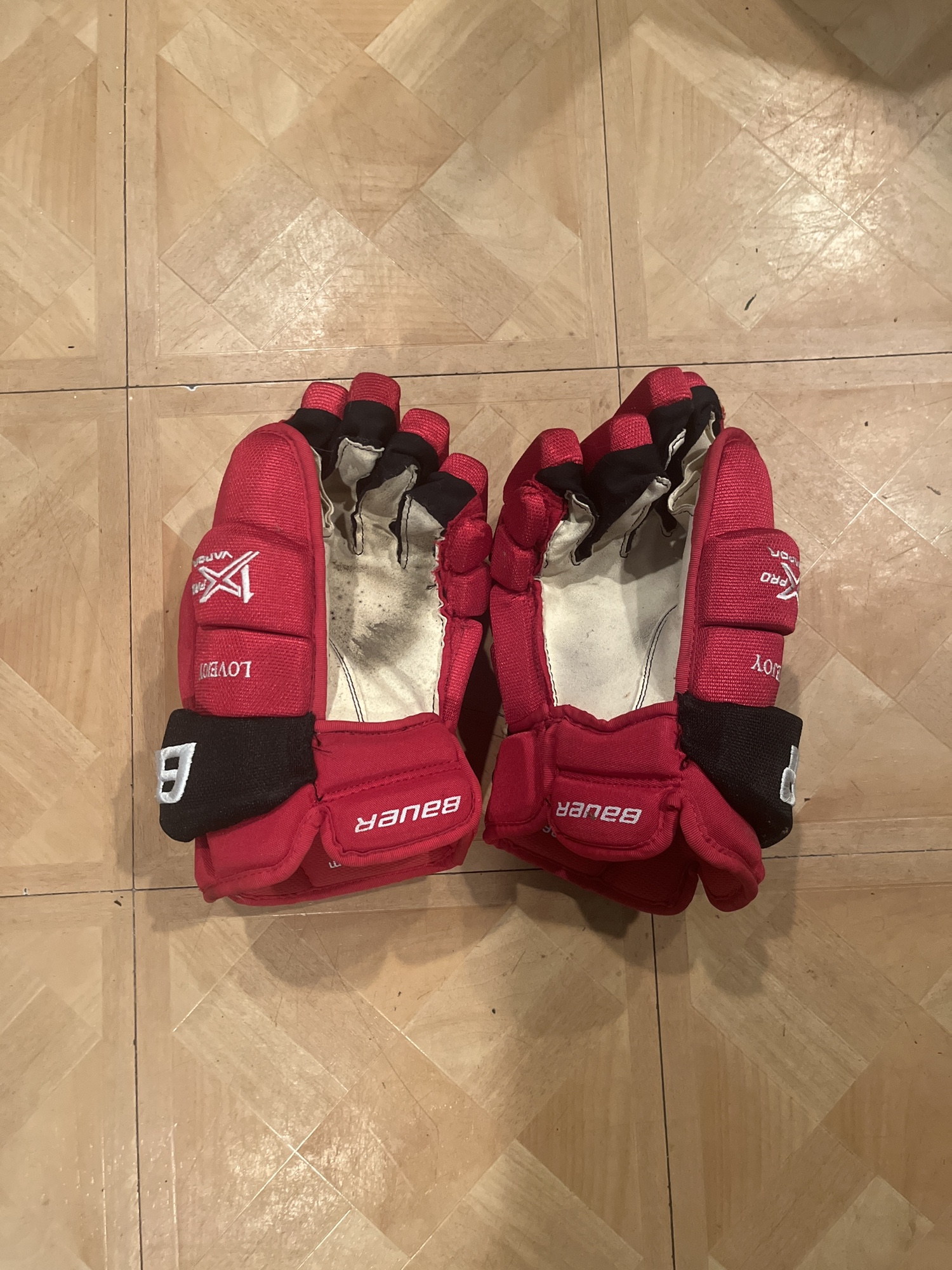 New Bauer 14" Pro Stock Vapor 1X Pro Gloves | SidelineSwap