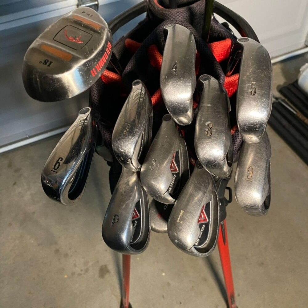 Callaway Big Bertha Golf Club Complete Set W/ Ogio 14 Way Stand Bag ...
