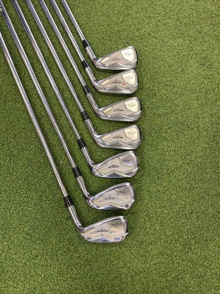 Used RH Callaway Apex Pro Forged ‘19 Iron Set 4-P Project X 6.5 Extra ...