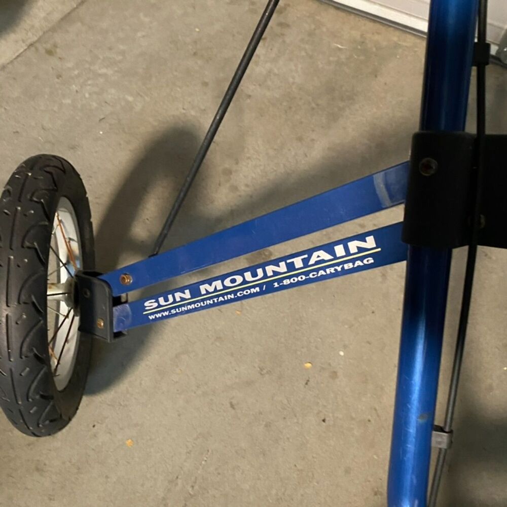 Sun Mountain Speed Cart 3 Wheel Push Pull Golf Cart | SidelineSwap