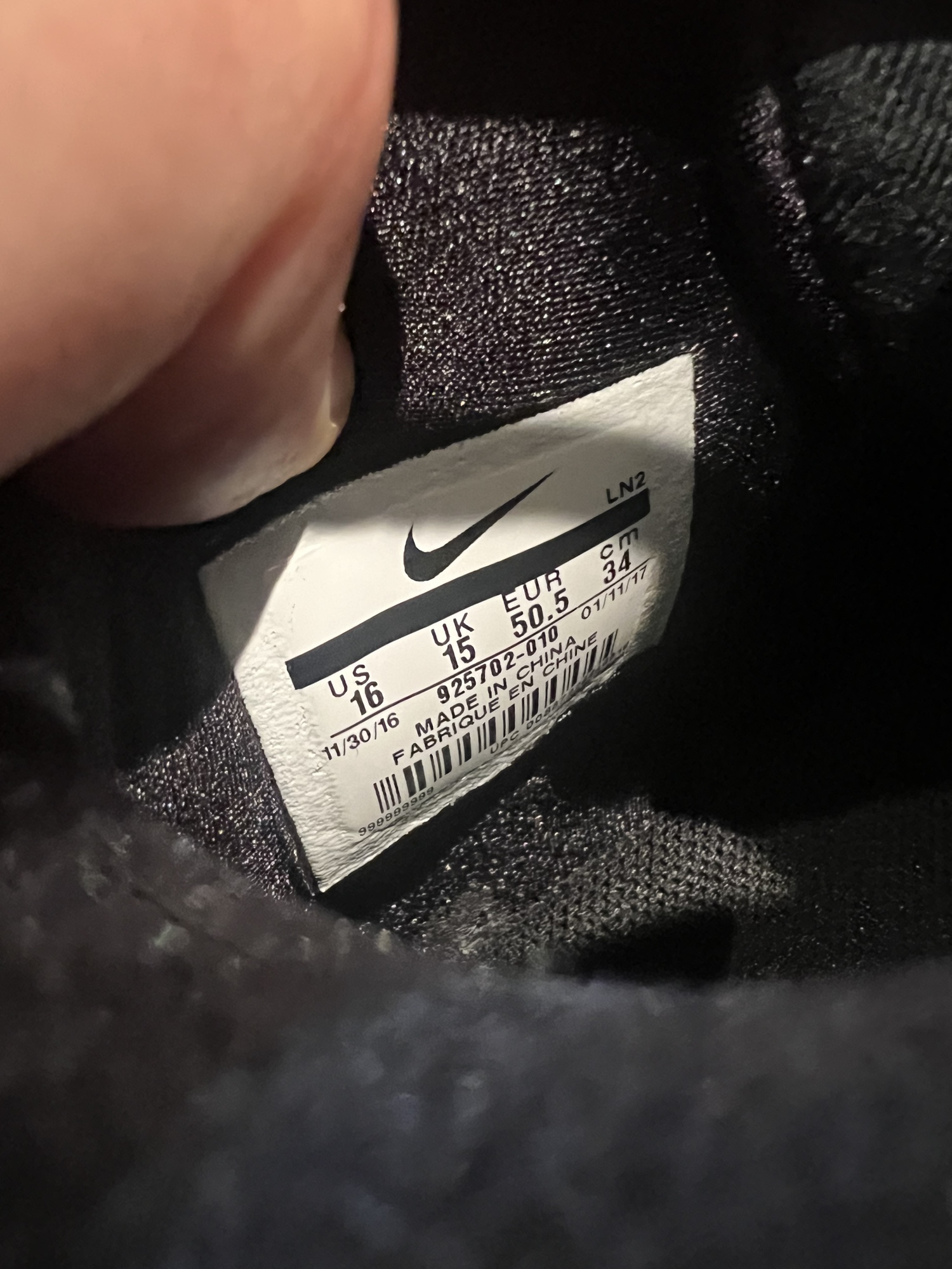 Size 16 Nike Field General Elite Detachable Football Cleats Black NEW ...