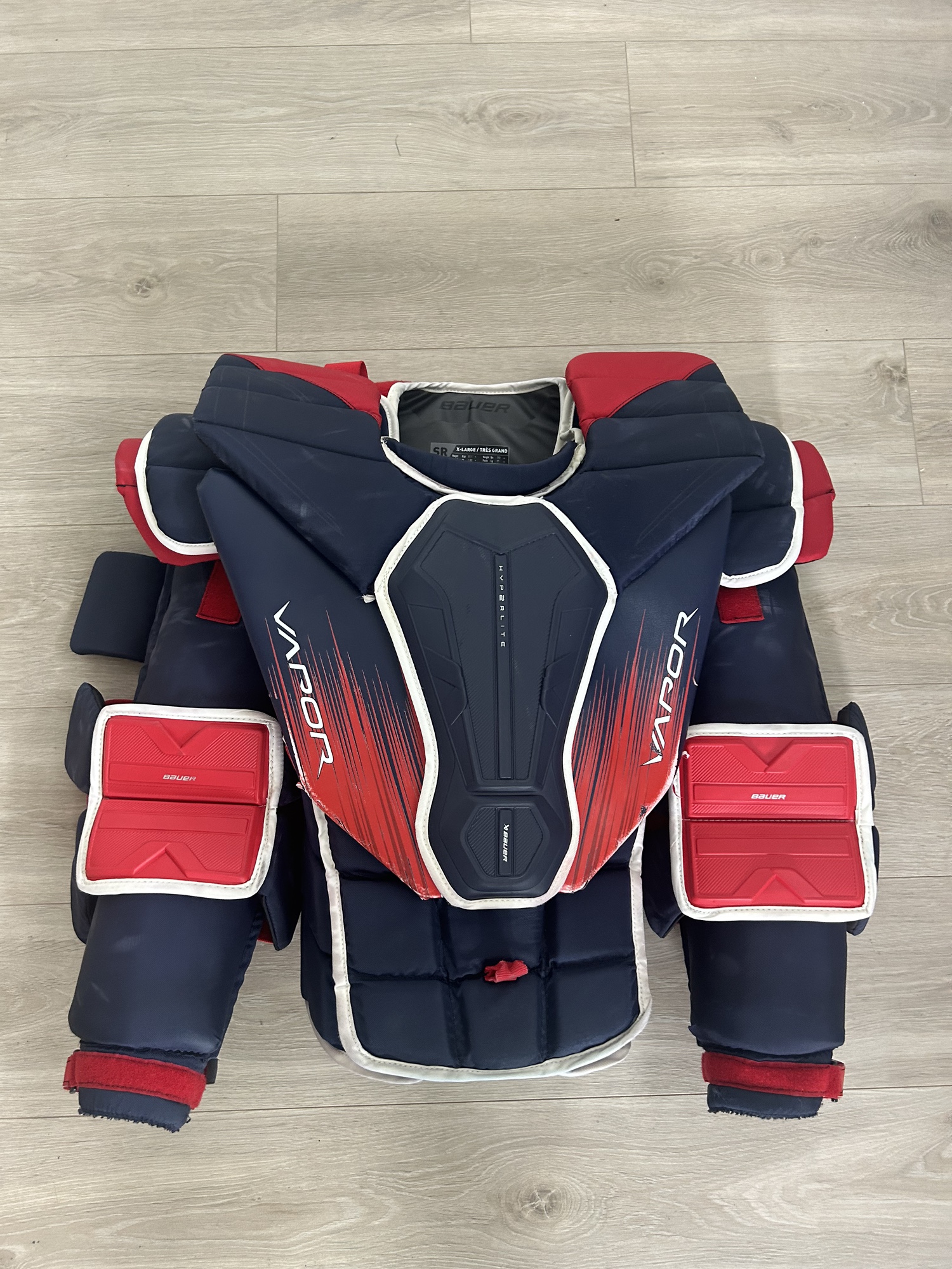 Used Bauer Pro Stock Hyperlite 2 Goalie Chest Protector | SidelineSwap