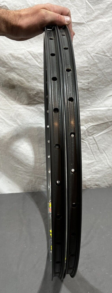 (2) Mavic X 517 Ceramic 32-Hole Gray Aluminum 26" Mountain Bike Rims ...