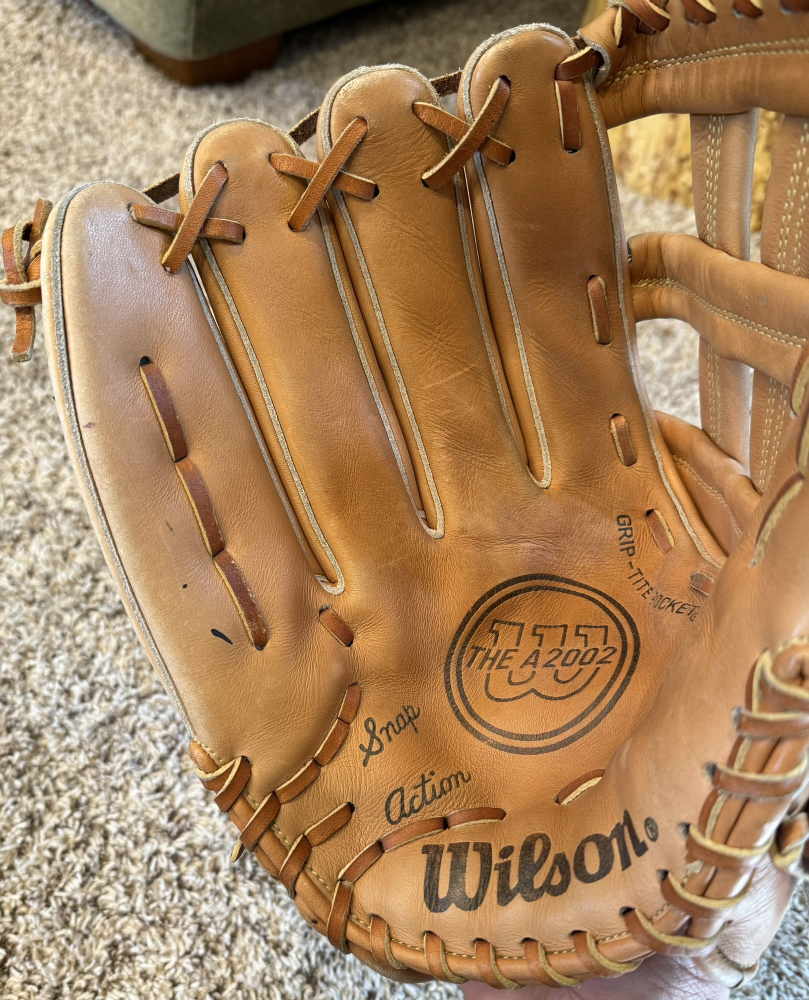 Wilson A2000 Lefty Model A2002 XXL Baseball Glove | SidelineSwap