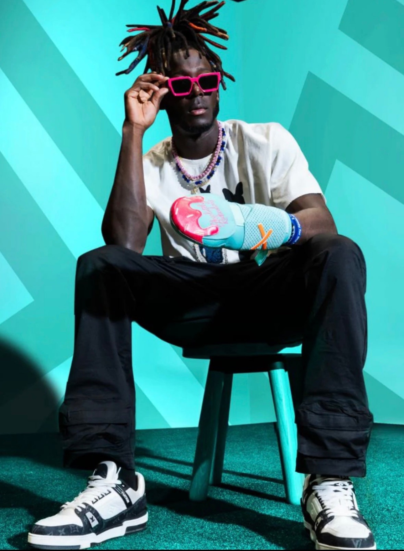 Absolutely Ridiculous Limited Edition Miami Ice Elly De La Cruz Baseball Sliding Mitt ...