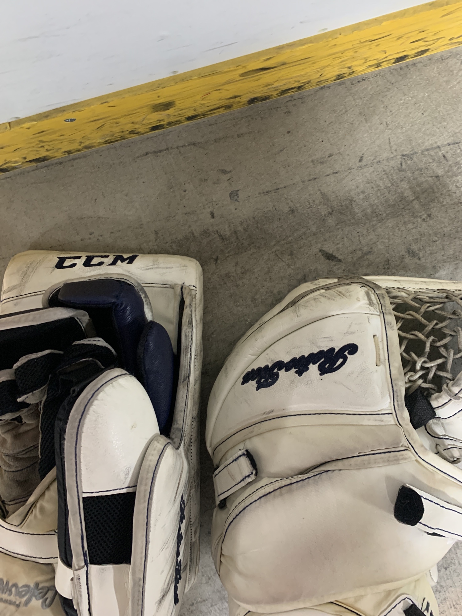 CCM Retro Flex Goalie Mitts | SidelineSwap