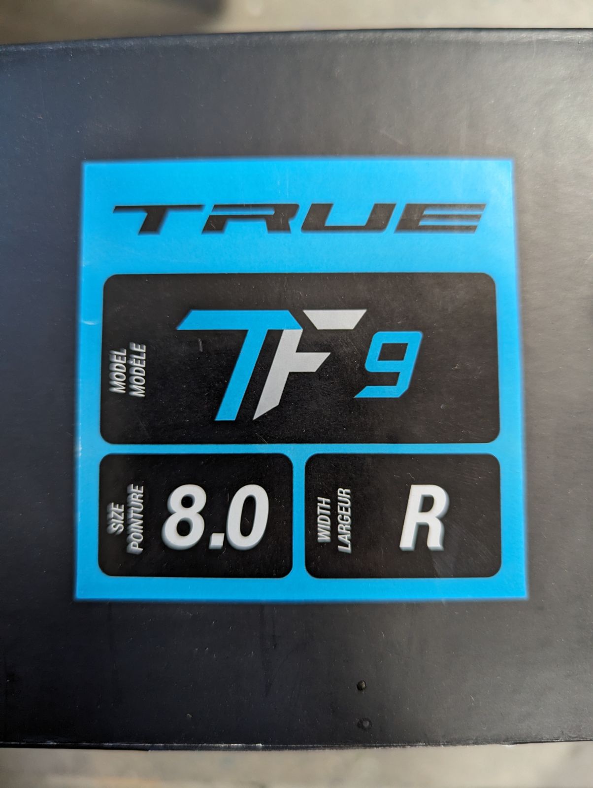 New Senior True Regular Width 8 TF9 Hockey Skates | SidelineSwap