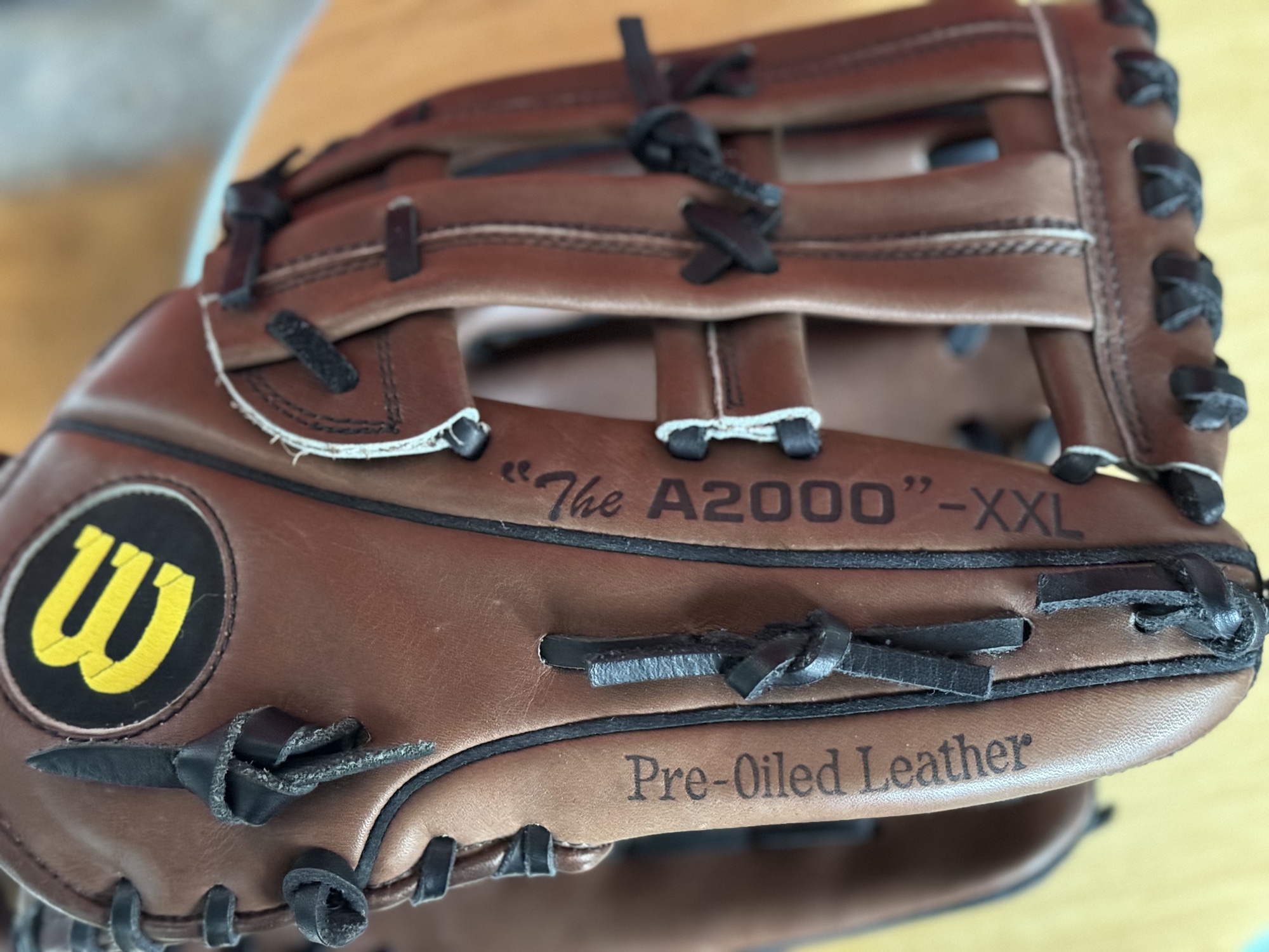 Wilson “The A2000” XXL Baseball Glove 12.5” RHT Outfield Made in Japan ...
