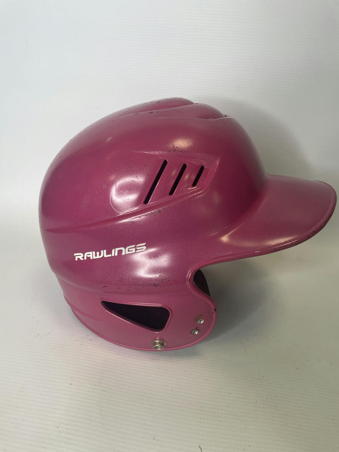 Used Rawlings Pink Helmet Sm Baseball And Softball Helmets | SidelineSwap