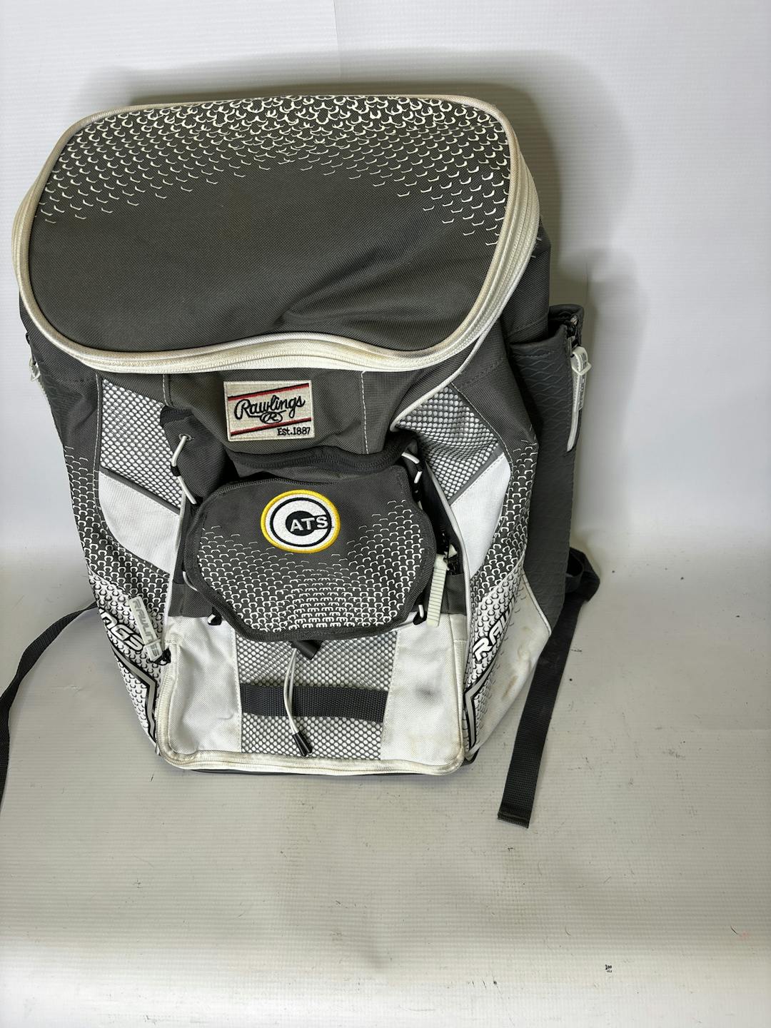 Used Rawlings Used Grey Bag Baseball And Softball Equipment Bags ...