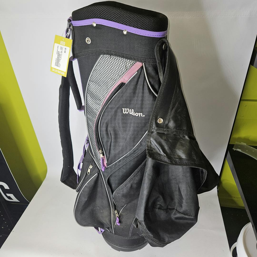 Used Wilson Pink Black And Purple Golf Stand Bags | SidelineSwap
