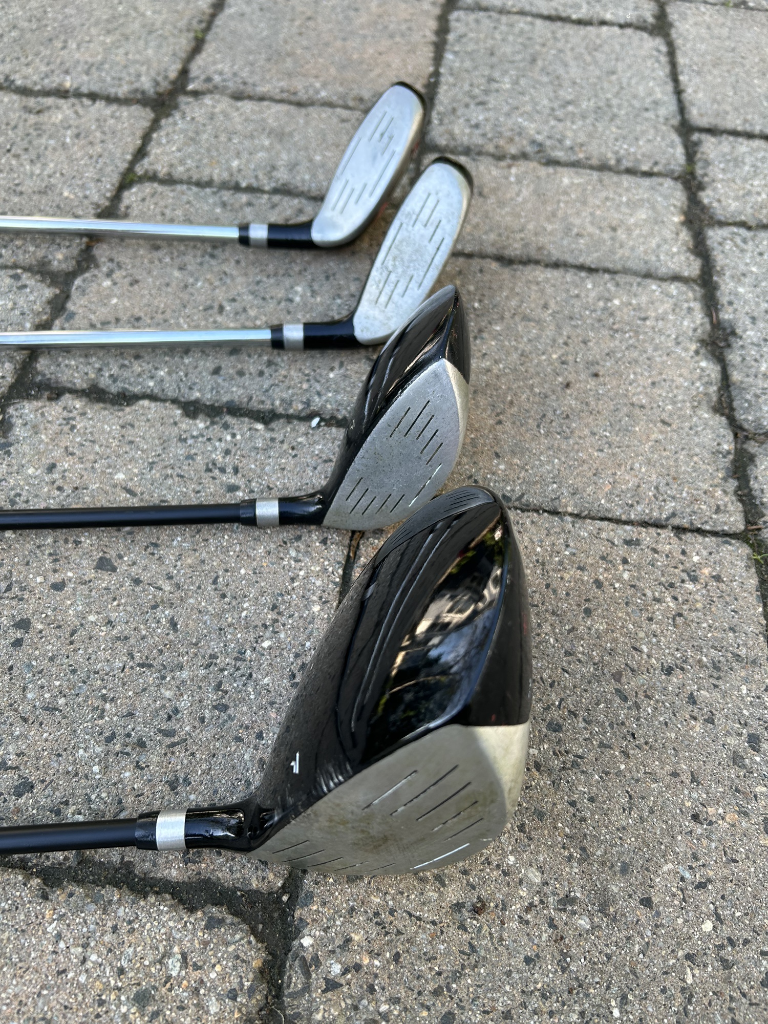 left handed top flite mens beginner set with right handed tour x putter ...