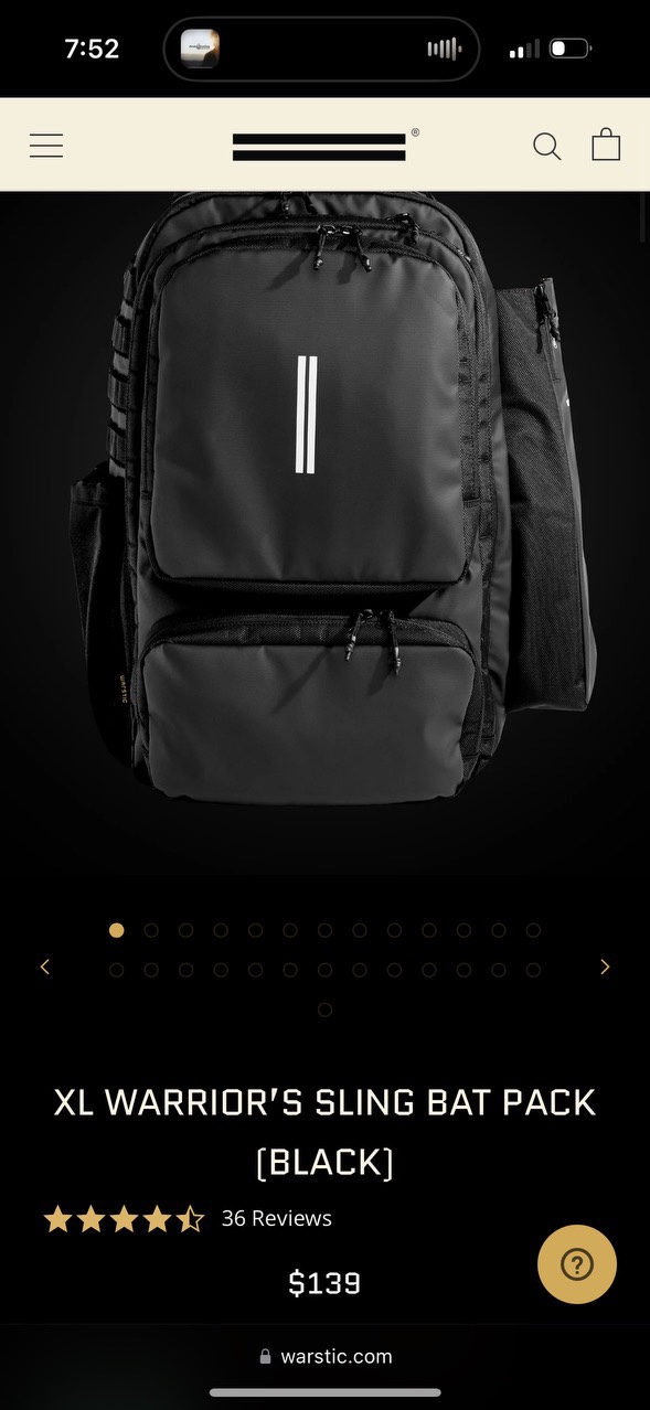 Warstic XL Sling Backpack | SidelineSwap