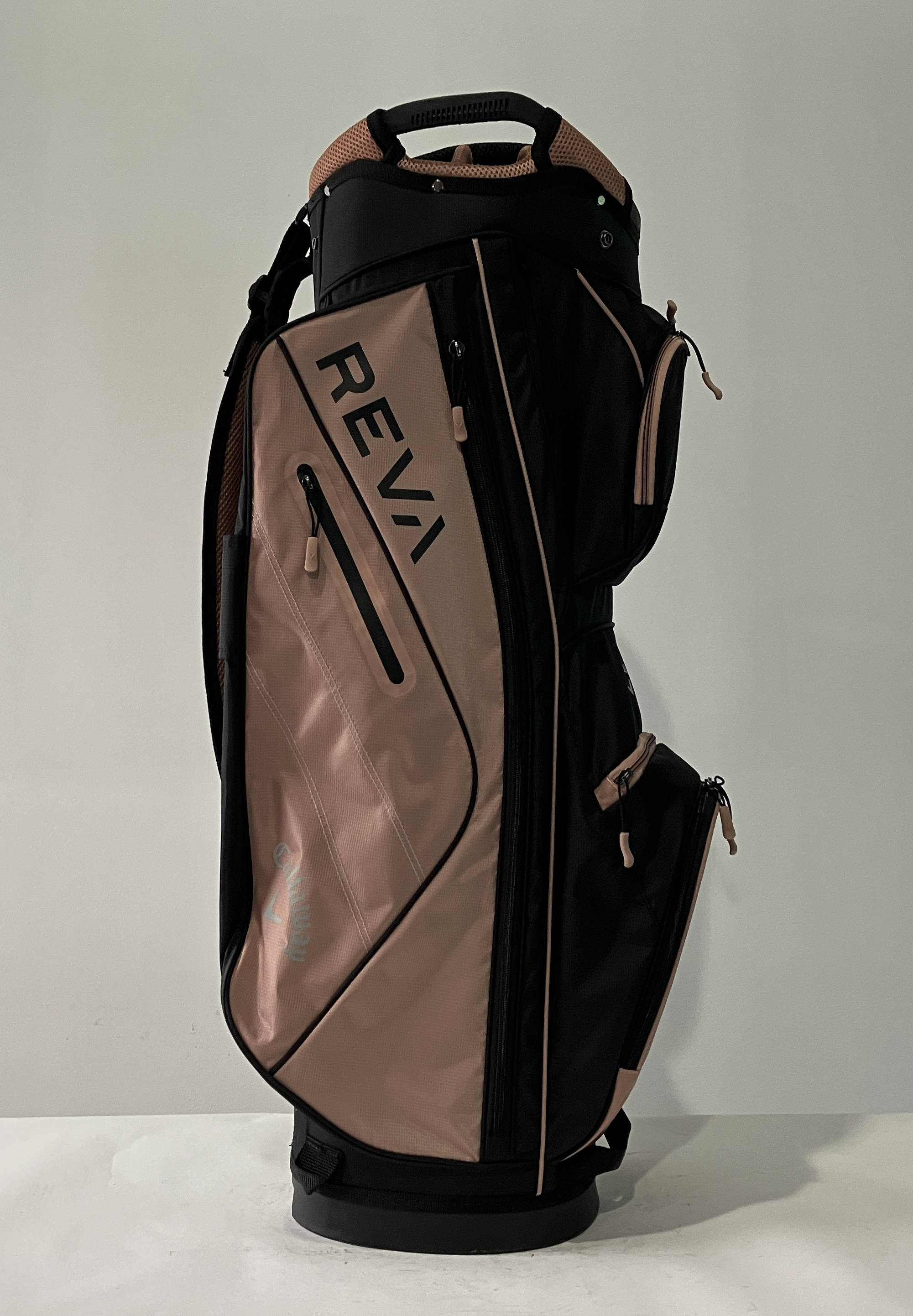 Callaway Reva Cart Bag Black Pink 14-Way Divide Single Strap Golf Bag ...