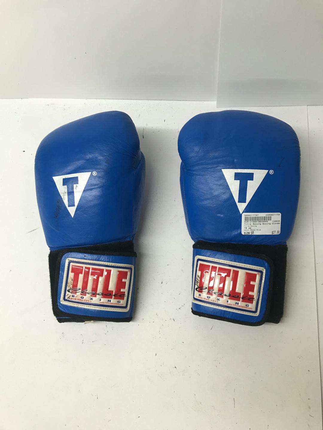 Used Title Boxing Senior 18 Oz Boxing Gloves | SidelineSwap