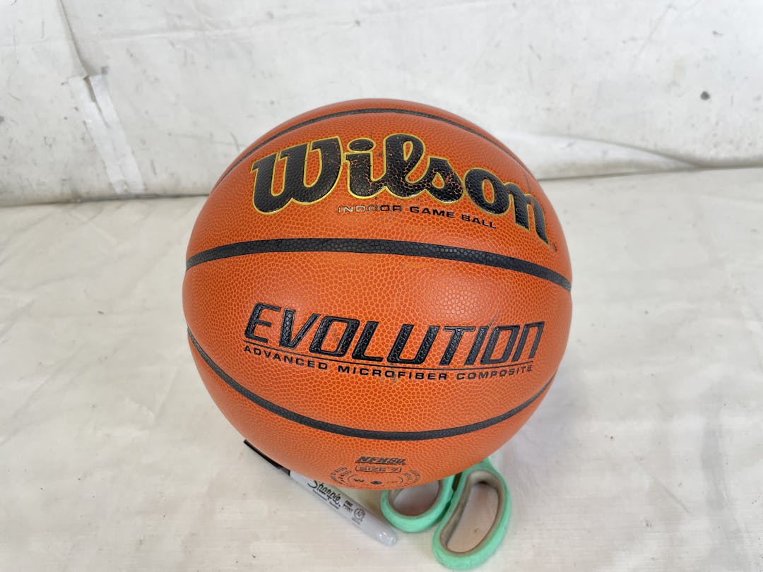 Used Wilson Evolution Nfhs Indoor Game Ball Basketball Wtb0516 ...