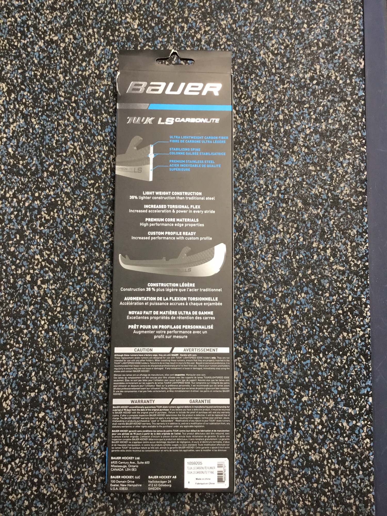 Bauer Tuuk LS Carbonlite blades | SidelineSwap