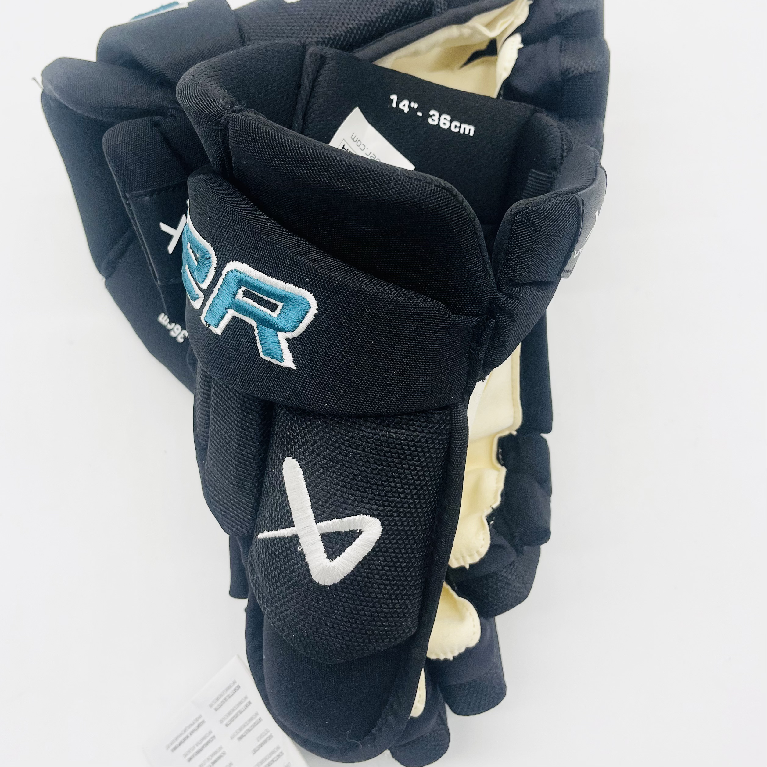 New San Jose Sharks Bauer Vapor Hyperlite Hockey Gloves-14"-Single ...