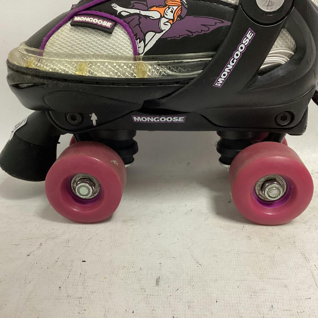 Used Mongoose Girls Quad Skates 12-2 Adjustable Inline Skates - Roller ...