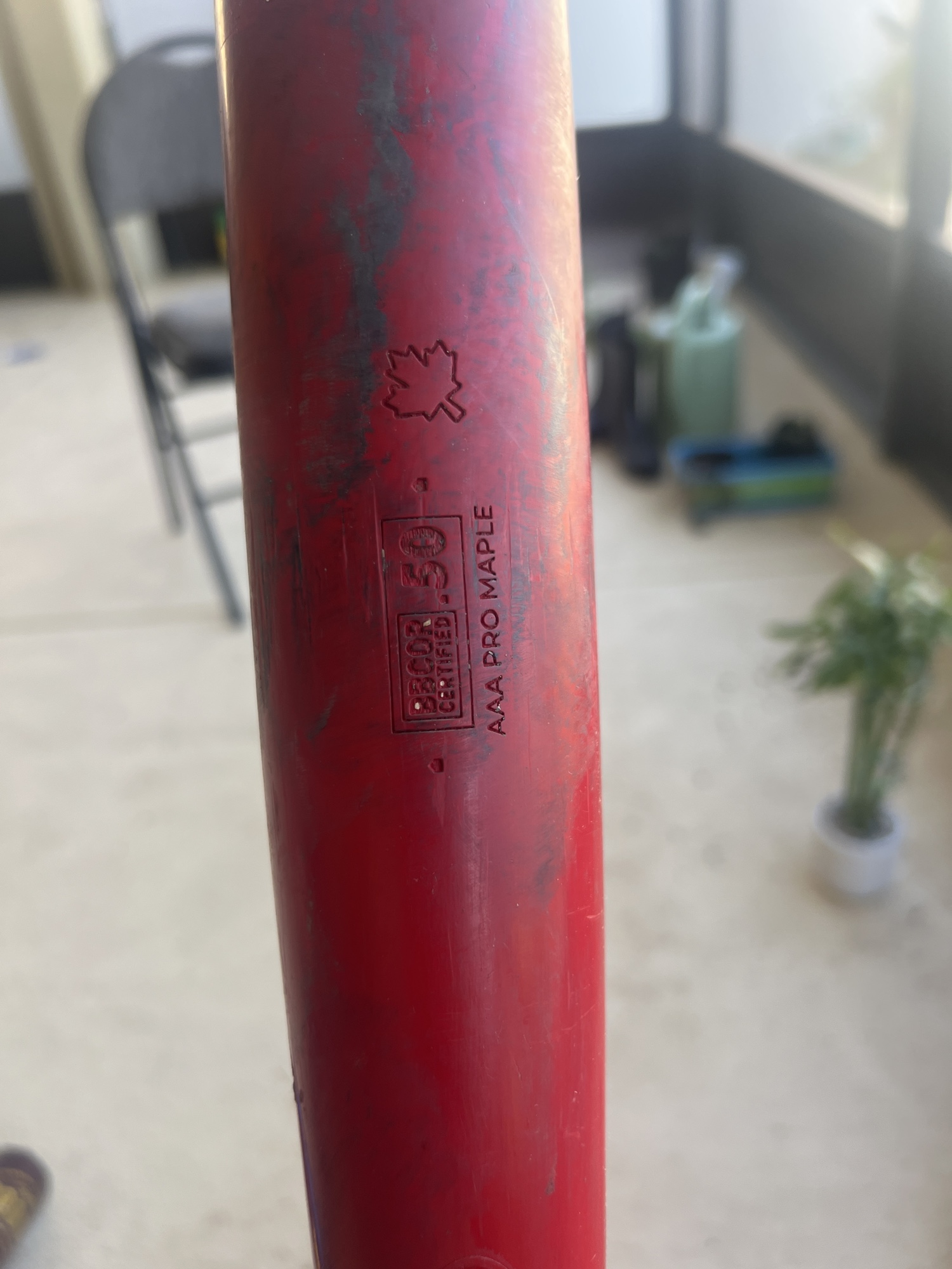 Custom Baum Wood Composite 31 oz 34" Gold Stock Bat | SidelineSwap