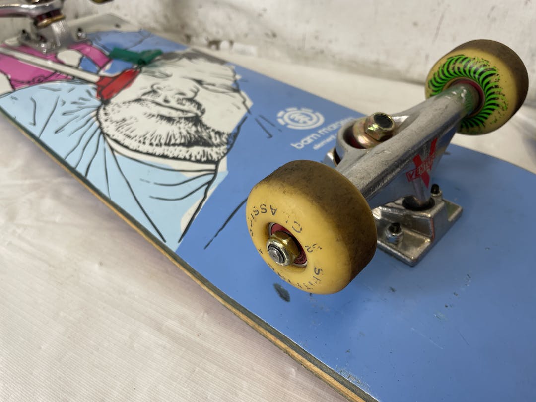 Used Element Bam Margera Plunger Non Series 8" Complete Skateboard W ...