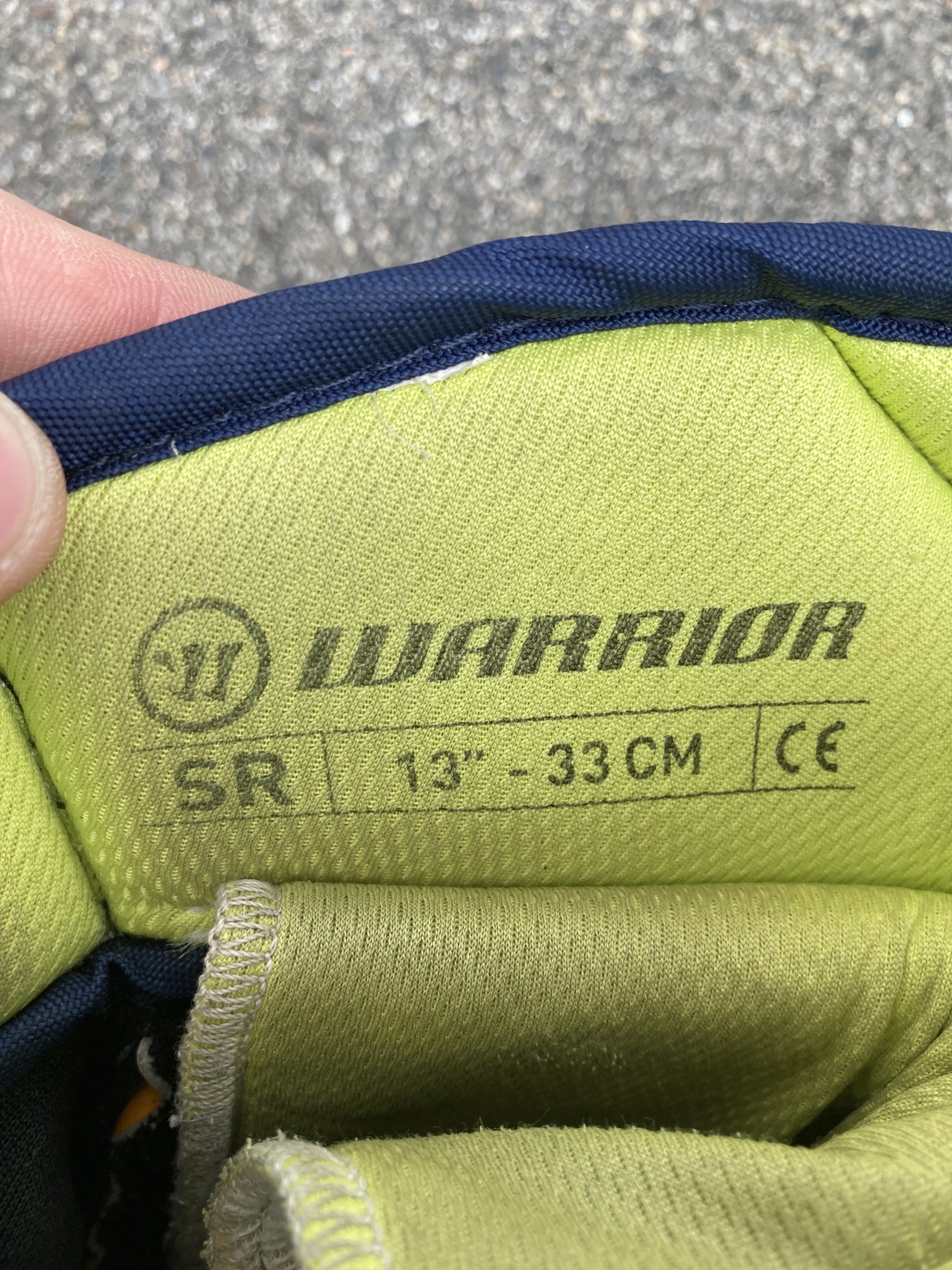 Blue Used Senior Warrior Alpha FR Pro Gloves 13" | SidelineSwap