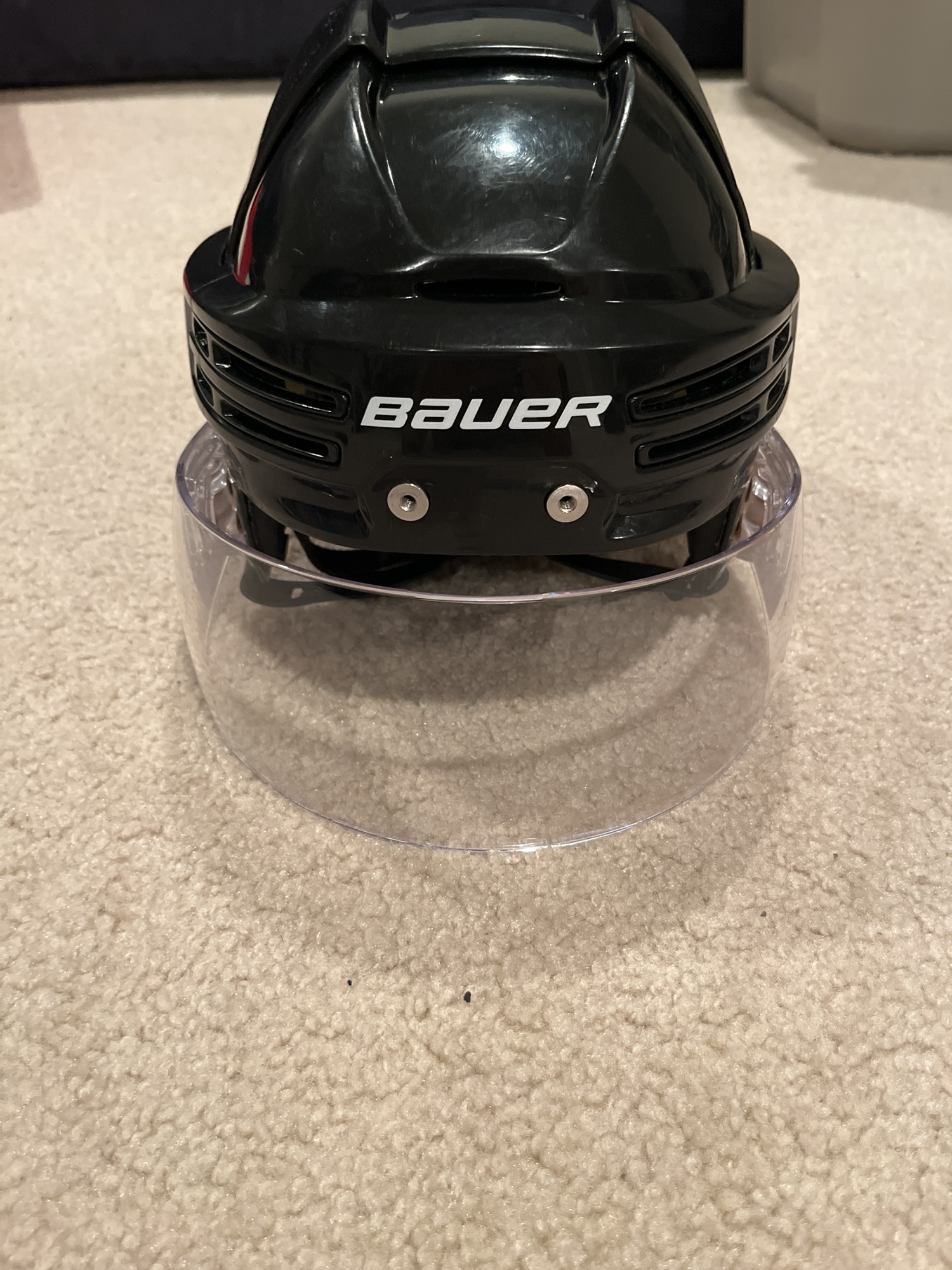 Black Bauer Reakt 75 Helmet with Pro-Clip Visor | SidelineSwap