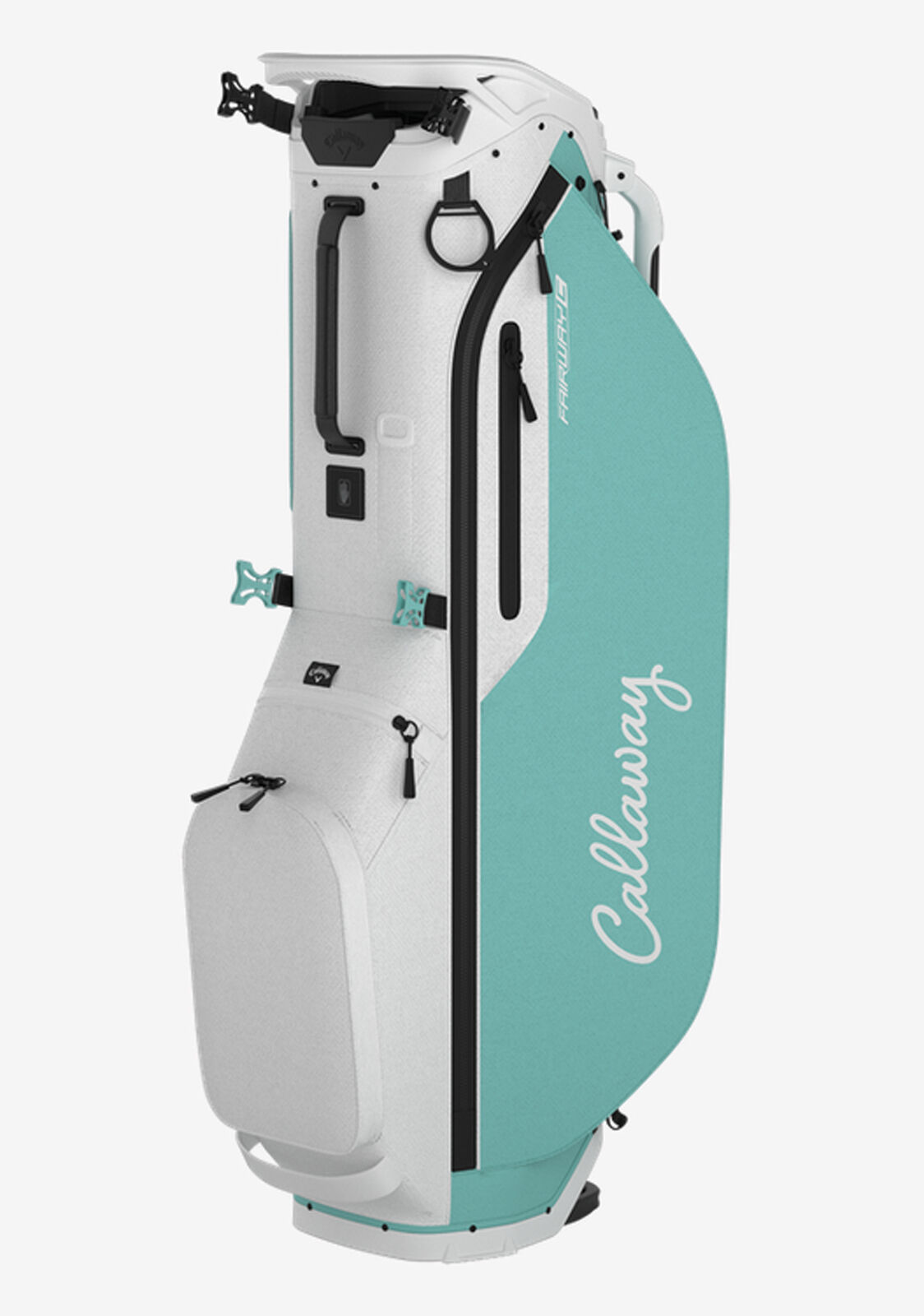 NEW 2024 Callaway Golf Fairway C White/Aqua Stand/Carry Golf Bag ...