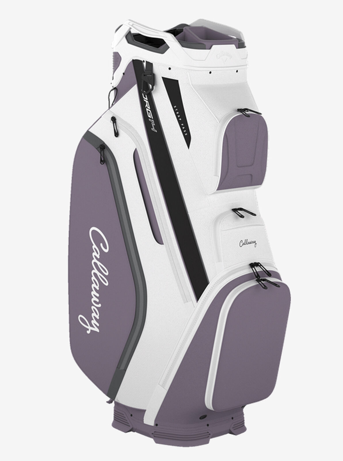 NEW Callaway Golf 2024 Org 14 White/Violet Haze Cart Golf Bag | SidelineSwap