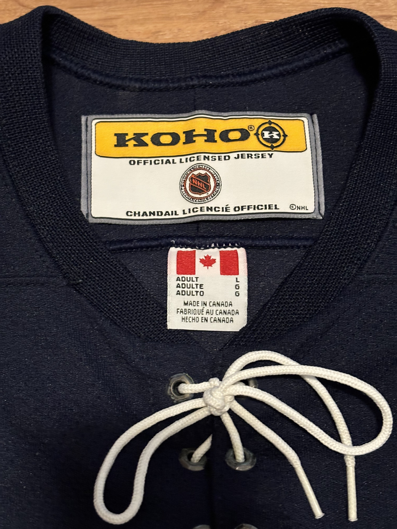 Vintage Koho Edmonton Oilers Oil Drop Jersey 3rd Alternate NHL Hockey ...