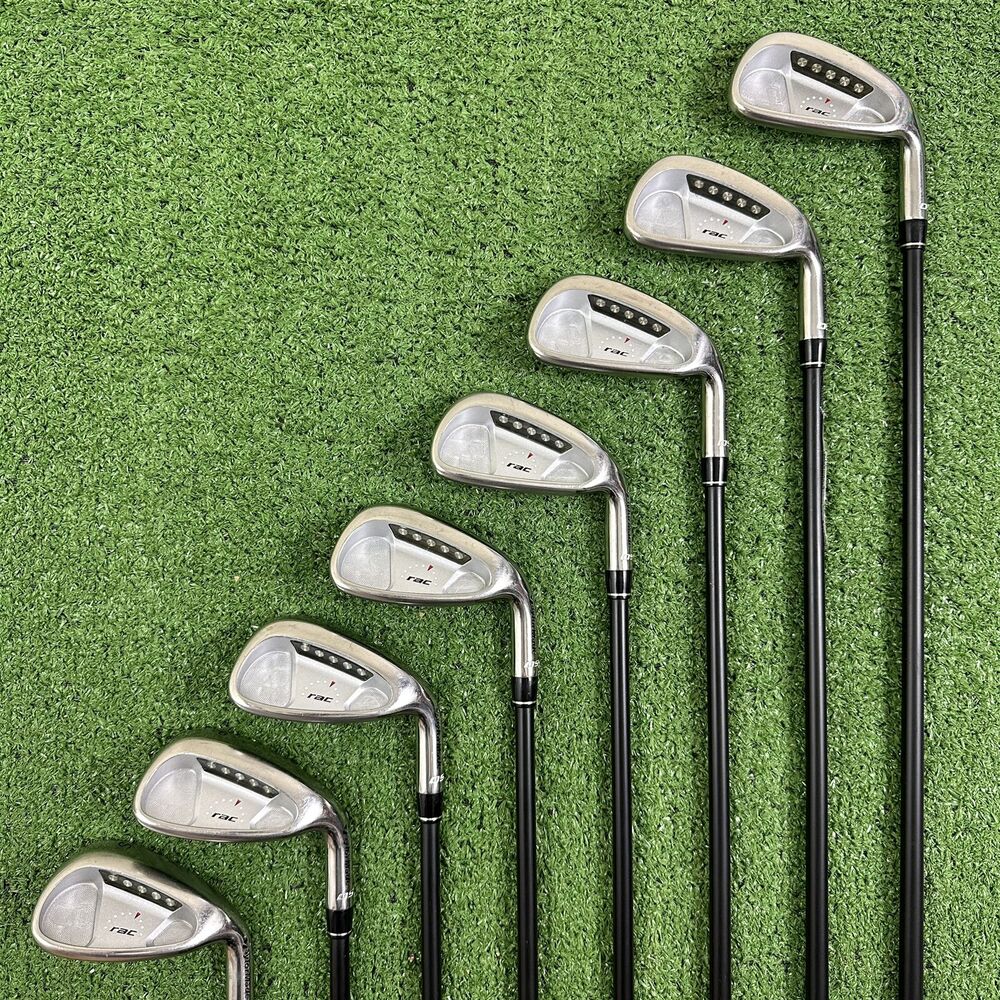 TaylorMade RAC OS Iron Set 4-PW SW Senior M Flex Ultralite Graphite ...