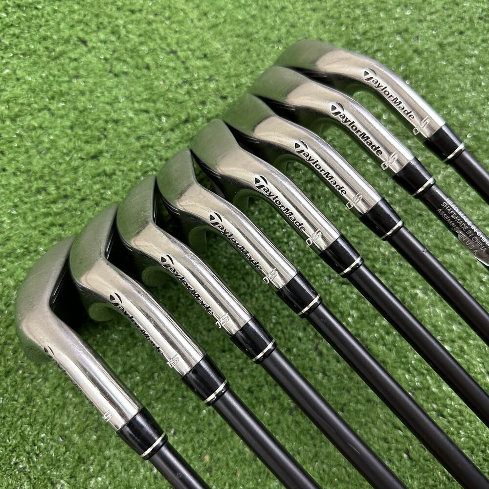 TaylorMade RAC OS Iron Set 4-PW SW Senior M Flex Ultralite Graphite ...