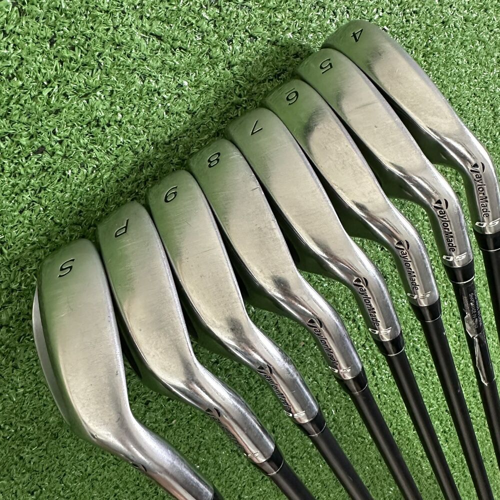 TaylorMade RAC OS Iron Set 4-PW SW Senior M Flex Ultralite Graphite ...
