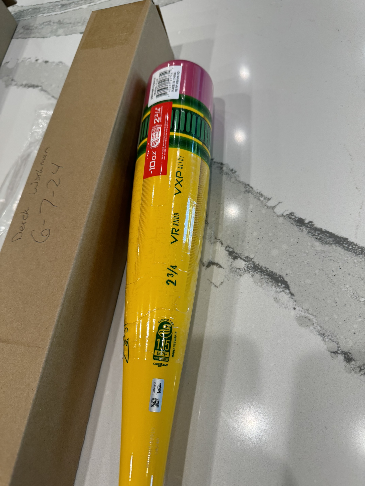 Victus Pencil Bat Limited Edition Hard to find 28/18 USSSA 2 3/4 ...