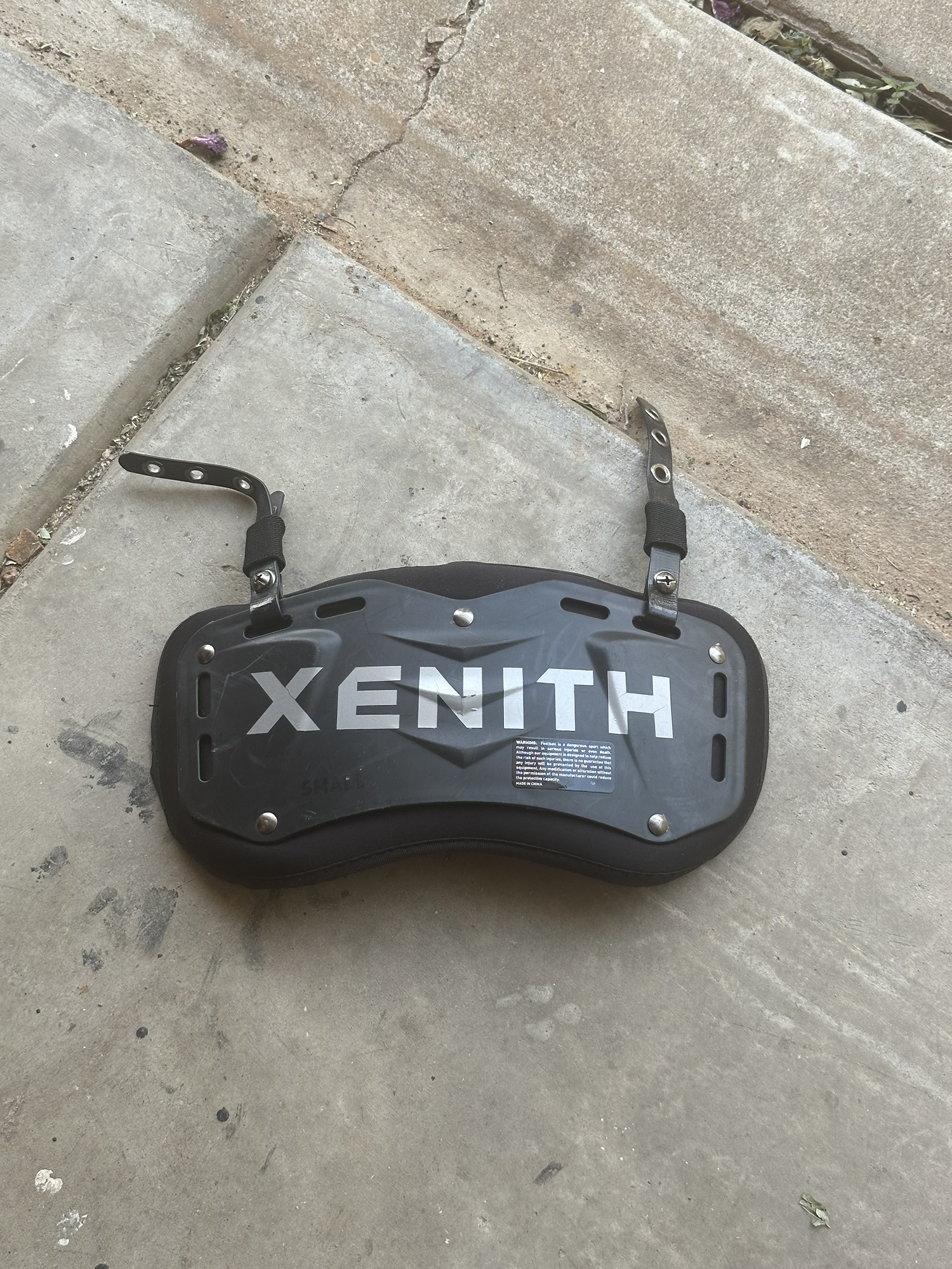 Zenith football back plate | SidelineSwap