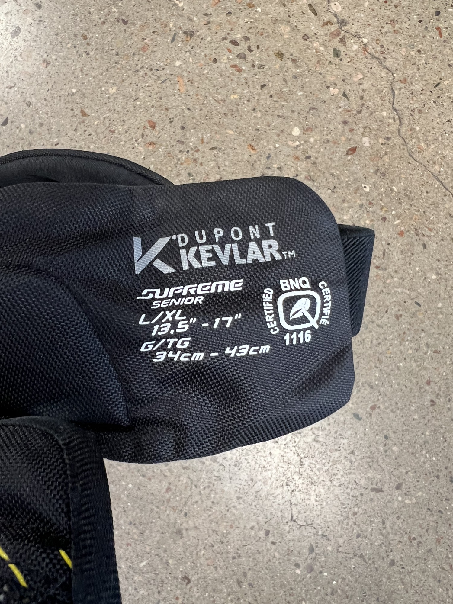 Used Bauer Supreme Neck Guard Sr. L/XL | SidelineSwap