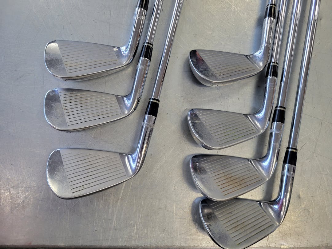 Used Adams Golf Idea Pro Gold Forged 4i-pw Stiff Flex Steel Shaft Iron ...